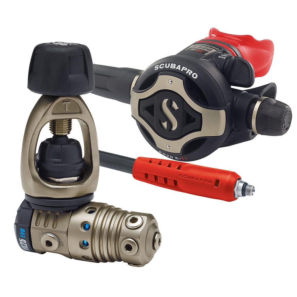 ScubaPro MK25T EVO/S620 X-TI Dive Regulator INT with Mouthpiece & Hose